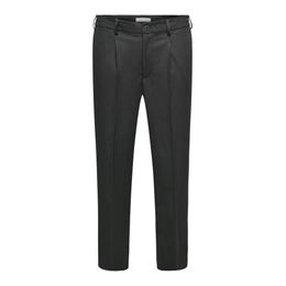 Only & Sons Only & Sons Pleat-Front Pants 'ONSMiro' male size 50/52 Dark grey