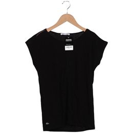 Lacoste T-Shirt Damen Gr&ouml;&szlig;e XS Second Hand schwarz
