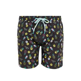 Threadbare. Threadbare Board Shorts 'Ananas' male Black size M