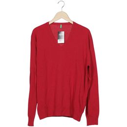 United Colors Of Benetton Pullover Herren Größe L Second Hand rot