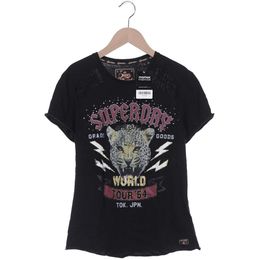 Superdry T-Shirt Damen Größe XS Second Hand schwarz