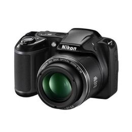 Kompakt Kamera Coolpix L340 - Schwarz + Nikon Nikkor 28x Wide Optical Zoom ED VR 22.5-630mm f/3.1-5.9 f/3.1-5.9