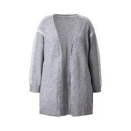 Ulla Popken Knit Cardigan female Grey size 62-64