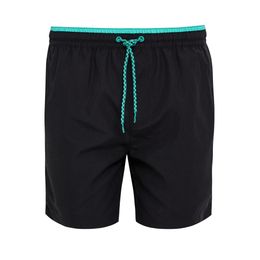 Threadbare. Threadbare Badeshorts 'Dawlish' Herren Größe M azur / schwarz