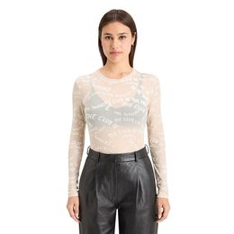 Scotch & Soda Scotch & Soda Longsleeve in Wei&szlig; - 65% | Gr&ouml;&szlig;e L | Damen-tops