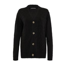 Threadbare. Threadbare Knit Cardigan 'Tanzanite' female Black size 36