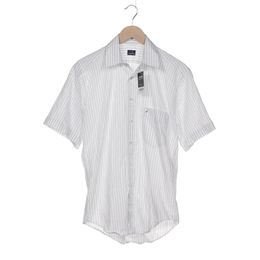 HECHTER PARIS Hemd Herren Größe S Second Hand weiß