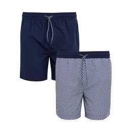 Threadbare. Threadbare Badeshorts 'Kite' Herren Größe L navy / weiß