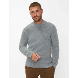 Brax Herren Strickpullover Style BUDDY platin, grau, Gr. L