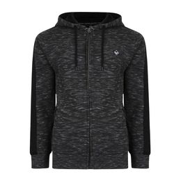 Threadbare. Threadbare Zip-Up Hoodie 'Harman' male Black size S