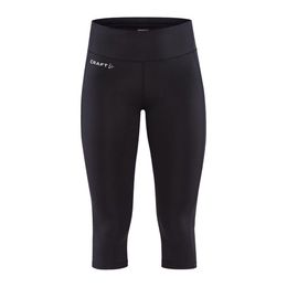 Craft ADV Essence Short Sleeveence Capri Tights 2 Bekleidung Damen schwarz