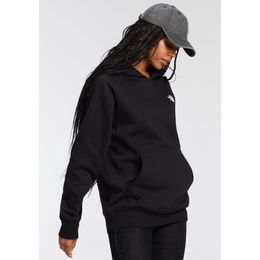 Kapuzensweatshirt The North Face, Damen, Gr. XXL, schwarz (tnf schwarz, tnf weiß), Sweatware, Obermaterial: 80% Baumwolle, 20% Polyester, bedruckt, unifarben, Rippbündchen, Sweatshirts