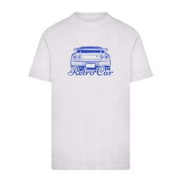 F4NT4STIC Shirt 'Retro Car Japanese Streetstyle' male White size XXL
