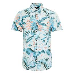 Threadbare. Threadbare Button Up Shirt 'Tropical' male Blue size M