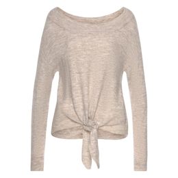 Lascana Pullover Damen Gr&ouml;&szlig;e XS/S beigemeliert