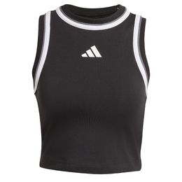 adidas Sportswear Sporttop 'Essentials' Damen Gr&ouml;&szlig;e XL/XXL grau / schwarz / wei&szlig;