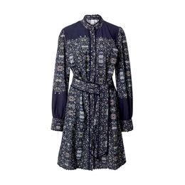 Y.A.S YAS Kleid Damen Gr&ouml;&szlig;e 38 navy / hellblau / tanne Winterkleid