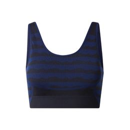 adidas Sportswear Sport-BH 'Marimekko Light-Support Aero' Damen Gr&ouml;&szlig;e L dunkelblau / schwarz