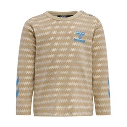 Hummel Shirt Jungen Gr&ouml;&szlig;e 98 beige / hellblau / wei&szlig;