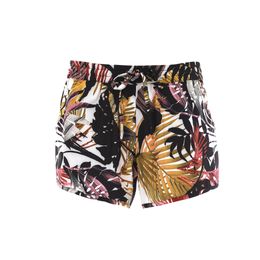Olympia Badeshorts Damen Gr&ouml;&szlig;e S curry / hellpink / schwarz / wei&szlig;
