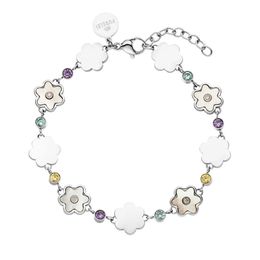 PURELEI Armband - Armband Flowering - Gr. ONE SIZE - in Silber - f&uuml;r Damen
