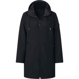 CR&Eacute;ATION L Damen Softshelljacke mit reflektierenden Streifen schwarz Gr&ouml;&szlig;e 54