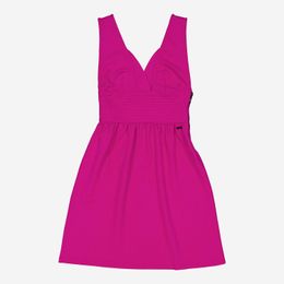 Armani Exchange Violettes Minikleid mit V-Ausschnitt