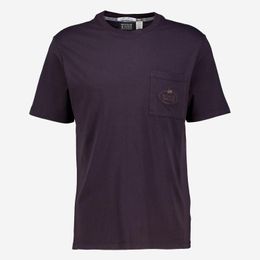 Scotch & Soda Dunkelgraues T-Shirt mit Logo
