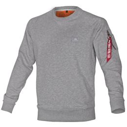 Alpha Industries X-Fit Sweat Pullover (Sale) grey heather, Größe S