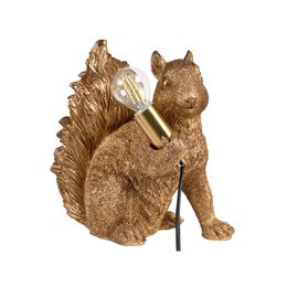 Beliani Tischleuchten PINOLI in Gold/Messing - (W) 13 x (H) 24 x (L) 23 cm | Gr.: onesize