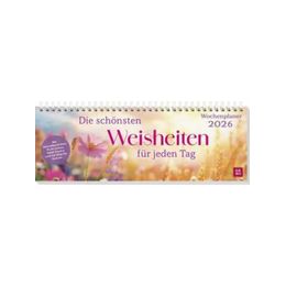 Groh Kalender - Tischkalender 2026 quer: Die sch&ouml;nsten Weisheiten f&uuml;r jede | Gr.: onesize