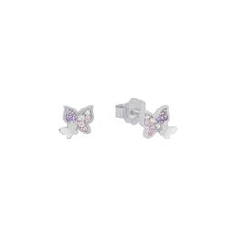 Prinzessin Lillifee Ohrstecker Silber 925, rhodiniert in Lila | Gr.: onesize