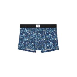 HOM Retro Boxer Voyages Boxer Briefs in blue print | Gr.: XL
