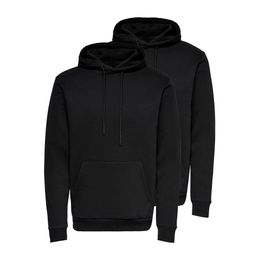 Only & Sons ONLY & SONS Sweatshirt / Hoodie Ceres in Schwarz | Gr.: XXL