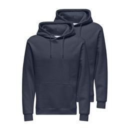 Only & Sons ONLY & SONS Sweatshirt / Hoodie Ceres in Blue nights | Gr.: XXL