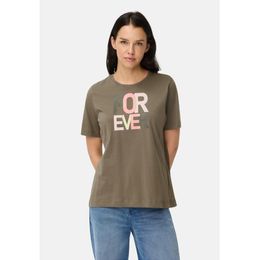 Camel Active T-Shirt aus reiner Baumwolle in Graugr&uuml;n | Gr.: XXS