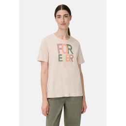 Camel Active T-Shirt aus reiner Baumwolle in Lilarosa | Gr.: M