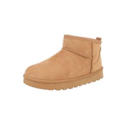 Ital-Design Stiefelette in Camel | Gr.: 37