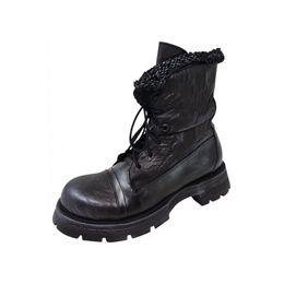 Papucei Schn&uuml;rstiefel in Schwarz | Gr.: 40