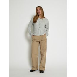 Sel by peppercorn Peppercorn Strickjacke in Light Grey Melange | Gr.: XS