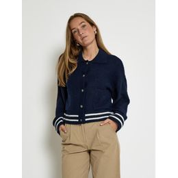 Sel by peppercorn Peppercorn Strickjacke in Black Iris | Gr.: XL