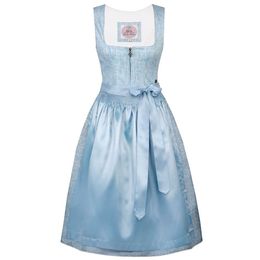 Marjo Midi Dirndl NEUBIBERG in hellblau | Gr.: 46
