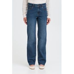 oxmo Straight-Jeans OXHelle in blau | Gr.: W30/L32