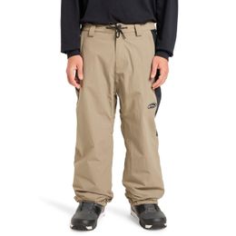 Snowboardhose Quiksilver "Snow Down", Herren, Gr. M, fallen rock, 100% Nylon, Hosen