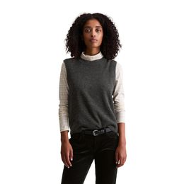 Marc O'Polo Damen Strickpullover "aus softem Schurwolle-Mix"anthra melange, Gr. XXS, MARC O'POLO DENIM, unifarben, Obermaterial: 72% Schurwolle, 26% Polyamid, 2%