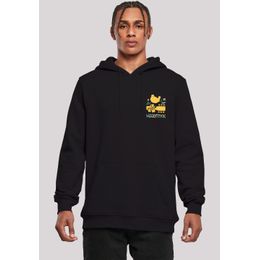 Sweatshirt F4NT4STIC "Woodstock Brust Logo", Herren, Gr. XS, schwarz, Obermaterial: 65% Baumwolle, 35% Polyester, slim fit, ohne B&uuml;ndchen, Sweatshirts Sweatshirt, Print