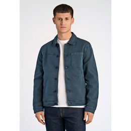 Hemdjacke LINDBERGH "LINDBERGH Hemdjacke", Herren, Gr. S, navy, Obermaterial: 98% Baumwolle, 2% Elasthan, lässig geschnitten, Jacken