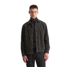 Marc O'Polo MARC O'POLO Herren Kurzjacke "mit breiter Rippstruktur"broken graphite, Gr. L, unifarben, Obermaterial: 100% Baumwolle, Jacken