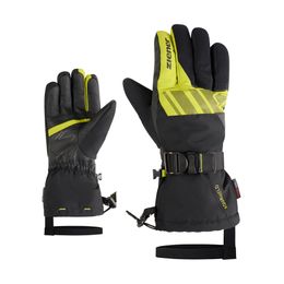 Ziener Damen Skihandschuhe "GHALION-Z AS glove man"schwarz.electric grass, Gr. 9,5, Materialmix, Handschuhe