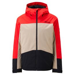 Skijacke Ziener "TARAINO-Z jacket man", Herren, Gr. 48, rot, Obermaterial: 100% Polyester (recycelt); Futter: 100% Polyamid; Wattierung: 100% Polyester (recycelt), Jacken